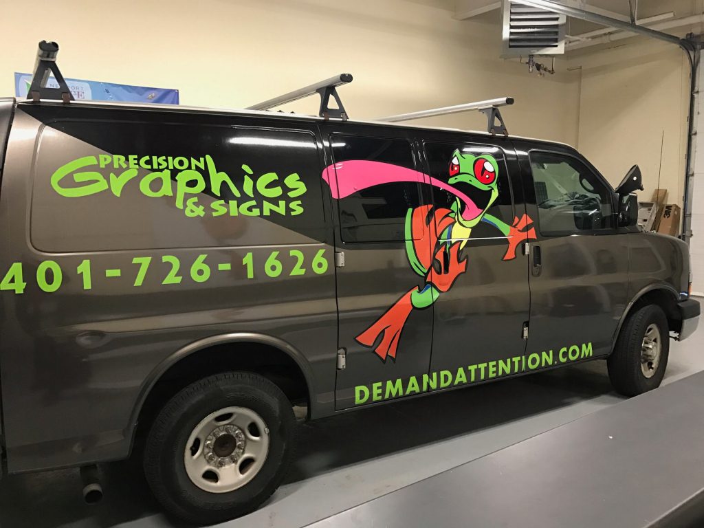 Precision-Graphics-Company-Vehicle-Wrap - Precision Graphics and Signs
